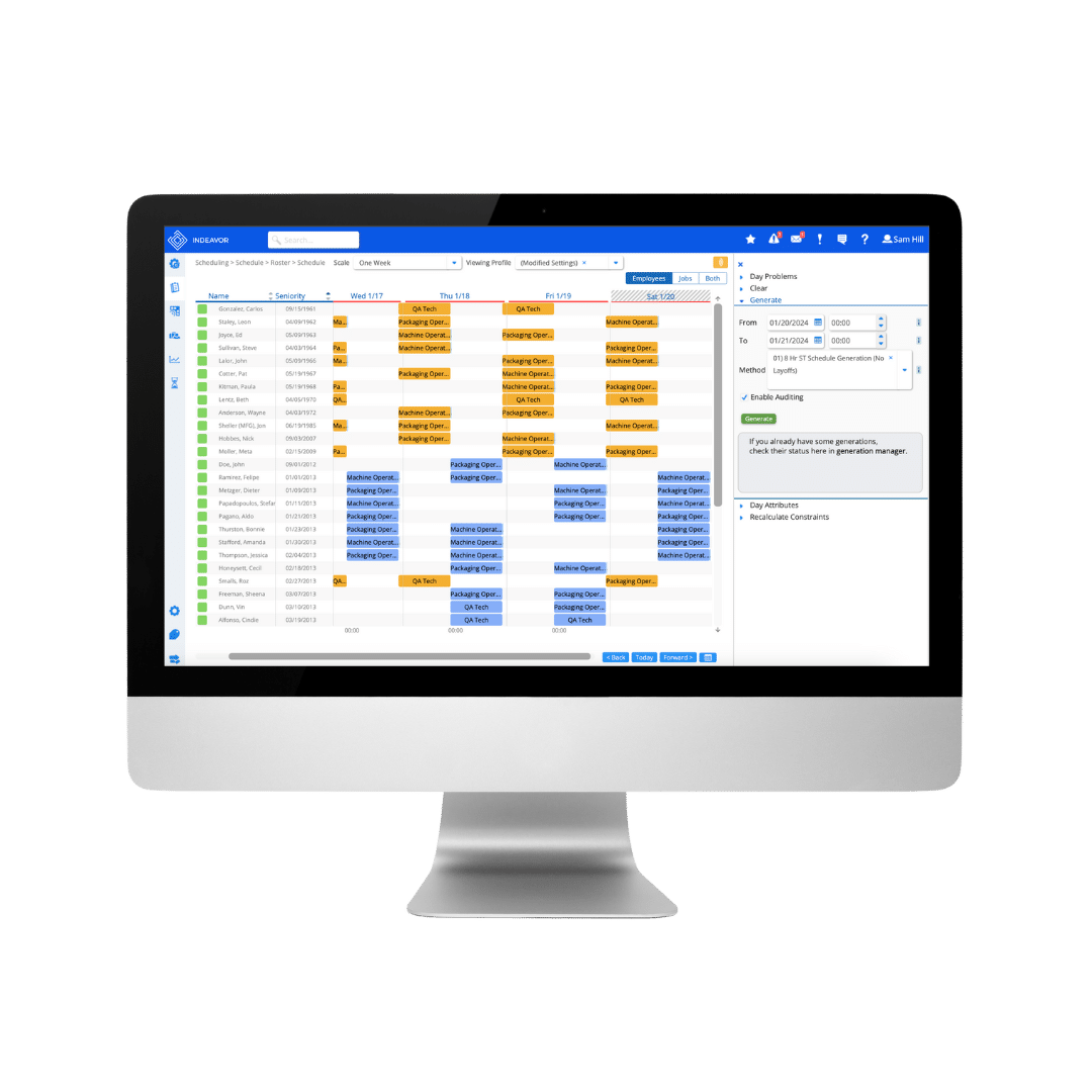 Employee Absence Management Software | Indeavor Schedule