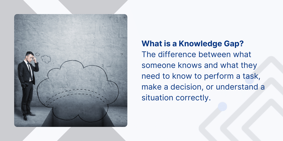 What Is a Knowledge Gap and How to Fix It | Indeavor